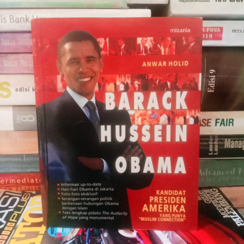 Barack HUSSEIN OBAMA BIOGRAPHY BOOK (ORIGINAL) | Shopee Malaysia