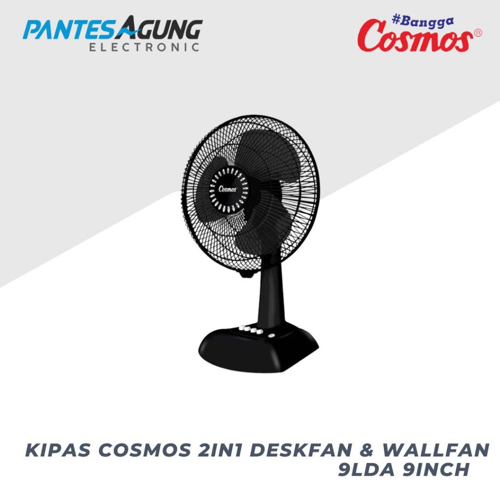 Cosmos FAN 2IN1 DESKFAN & WALLFAN 9LDA 9INCH / 12LDA 12INCH | Shopee ...