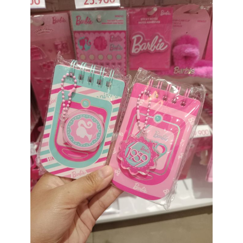 Miniso Barbie Shining Collection Cell Phone Mini Wire-Bound Book (60 ...