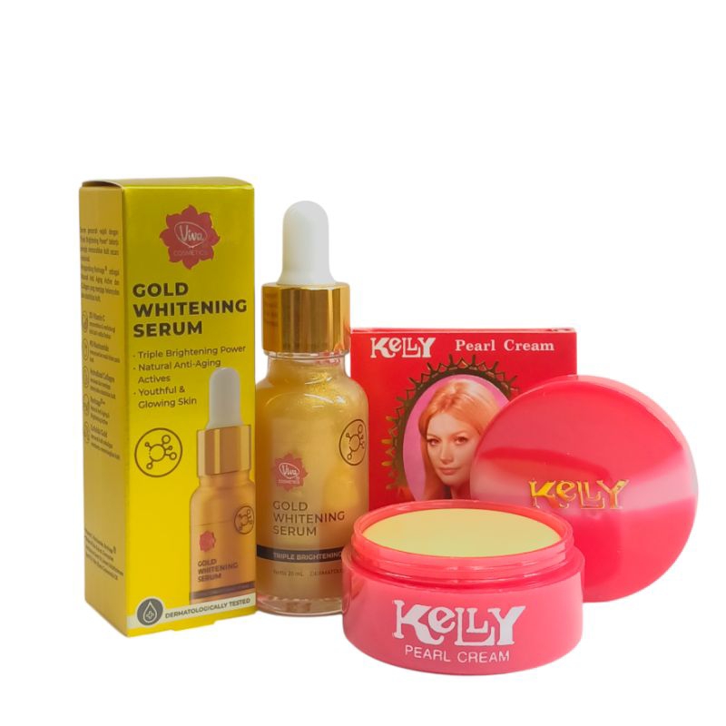 Kelly Cream 15g Package & 100% Original Viva Gold Serum | Shopee Malaysia