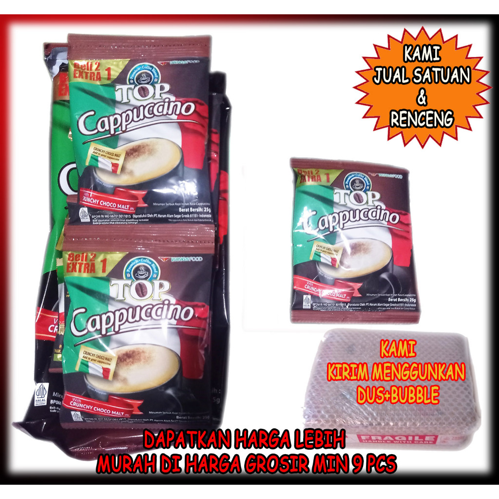 Top Cappuccino With Crunchy Choco Malt Coffee is sold individually and ...