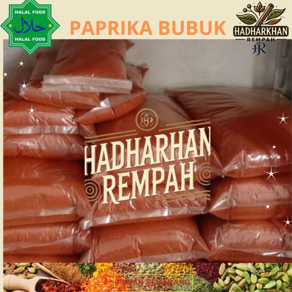 Paprika powder 500 gr repack | Shopee Malaysia