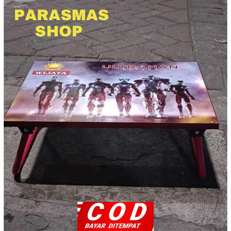 Portable folding study table for children with pictures of characters ...