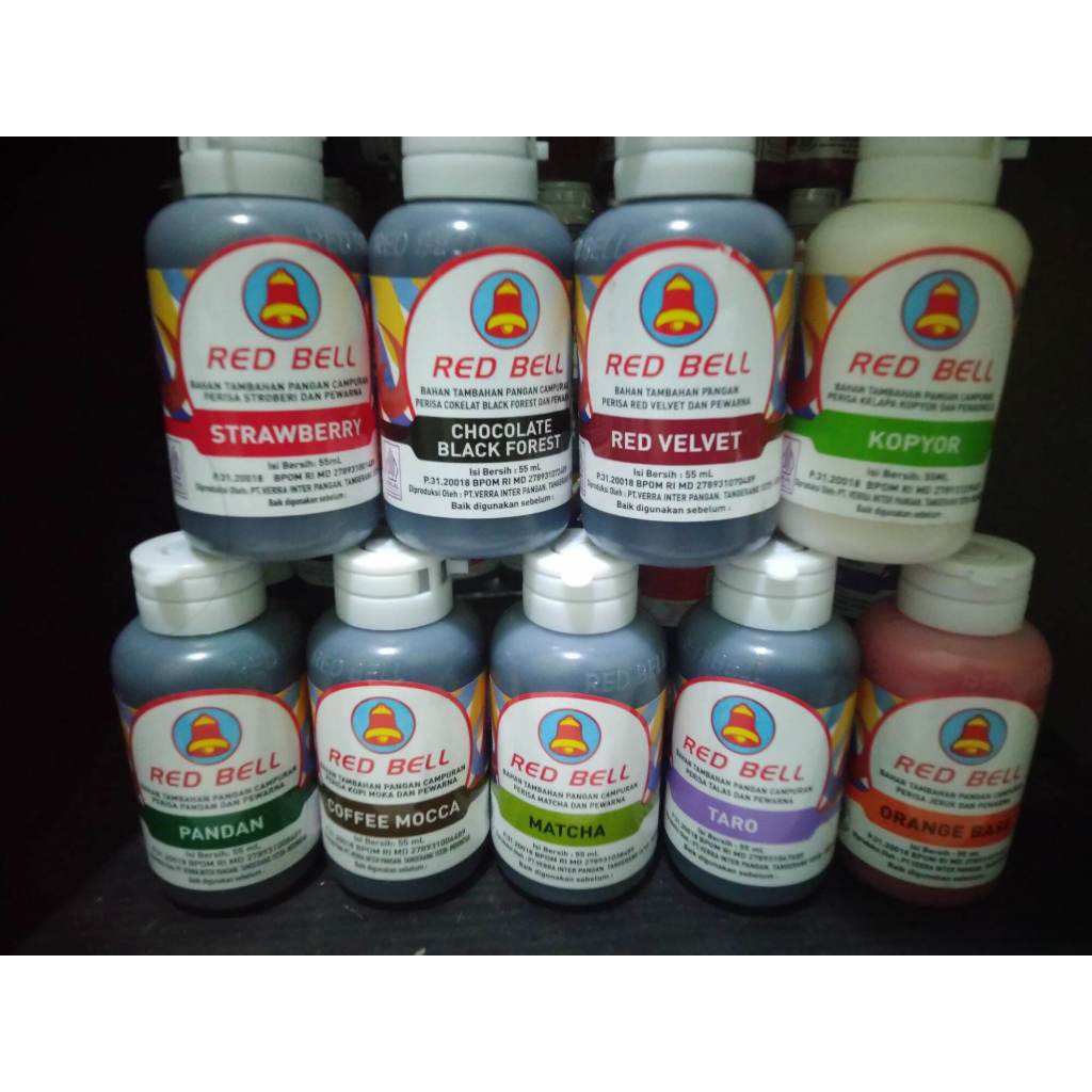 Red BELL Flavor and Food Coloring Paste 55 ml Pack | Shopee Malaysia