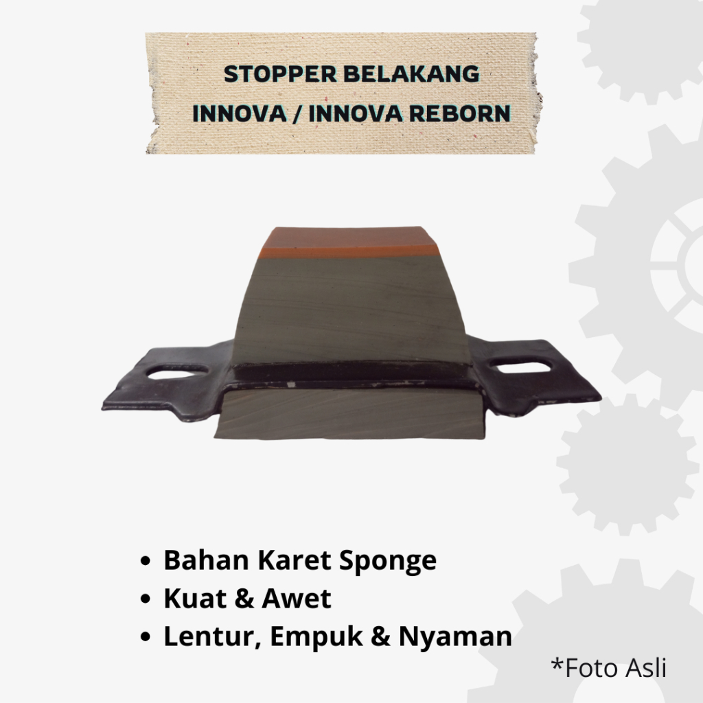 Soft Rear Rubber Stopper Sponge Material for Kijang Innova Inova Reborn ...