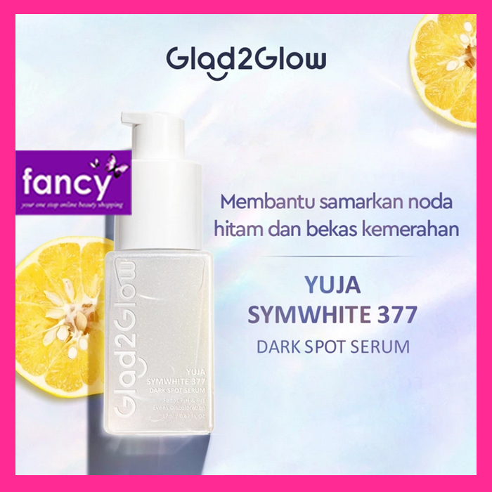 G2G Glad2Glow Yuja Symwhite 377 Dark Spot Serum 17ml | Whitening & Fade ...