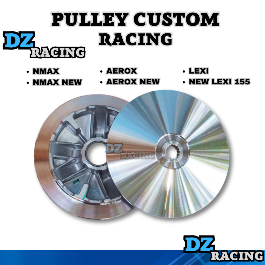 Custom Interlock Pulley Aerox Nmax Lexi 13.5 13.8 Roller Housing Pulley ...