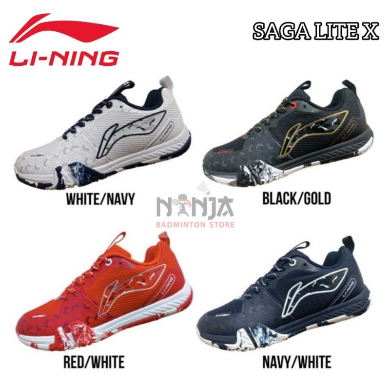 Original Saga Lite X Saga Lite 10 Lining Badminton Shoes | Shopee Malaysia