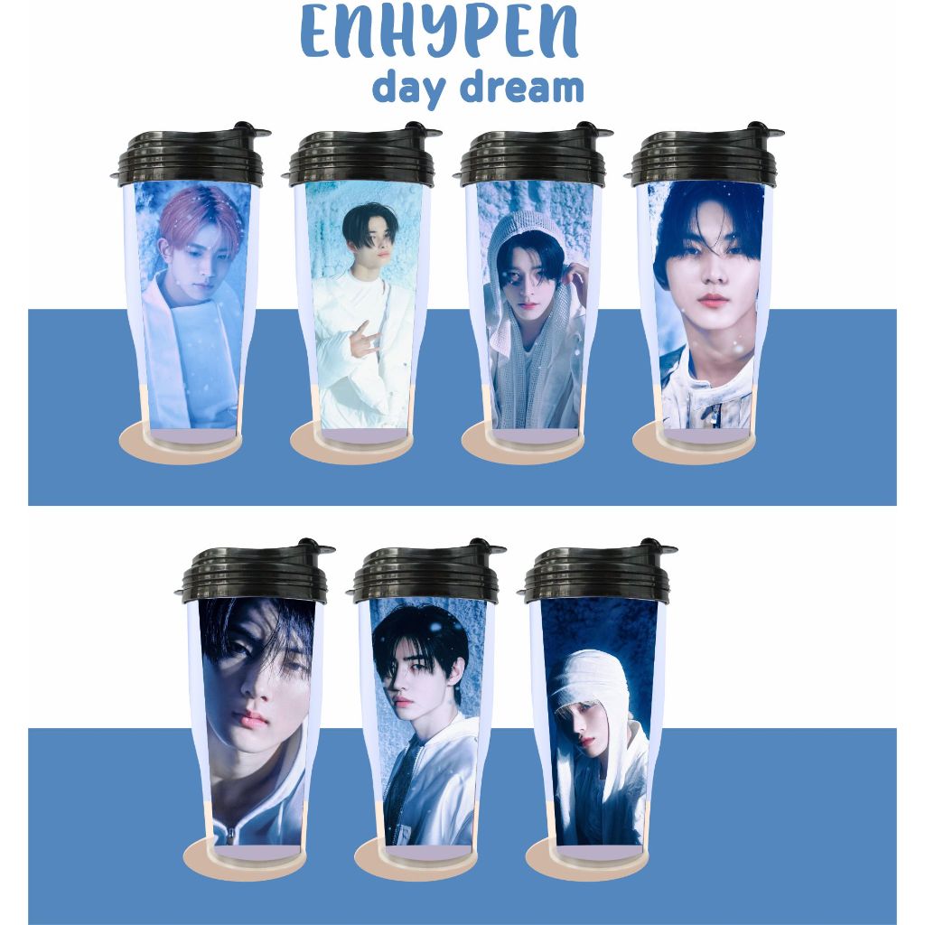 ENHYPEN Tumbler Bottle can be customized with images Kpop Merch ...