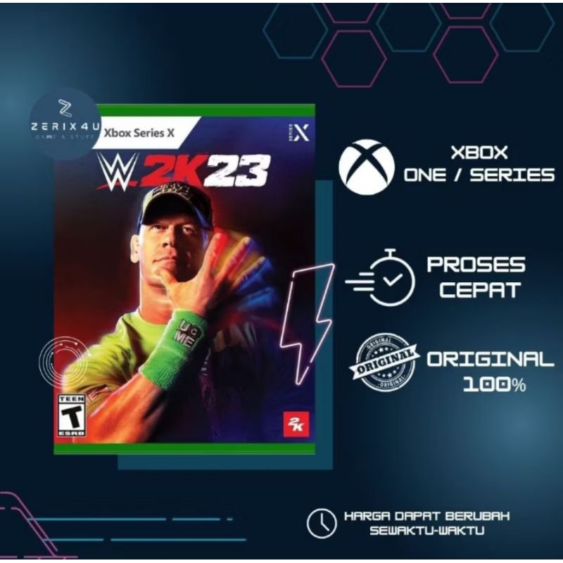 Wwe 2K23 XBOX ONE / SERIES|S ORIGINAL W2K23 WWE 2023 NOT WWE 2K24 2024 | Shopee Malaysia