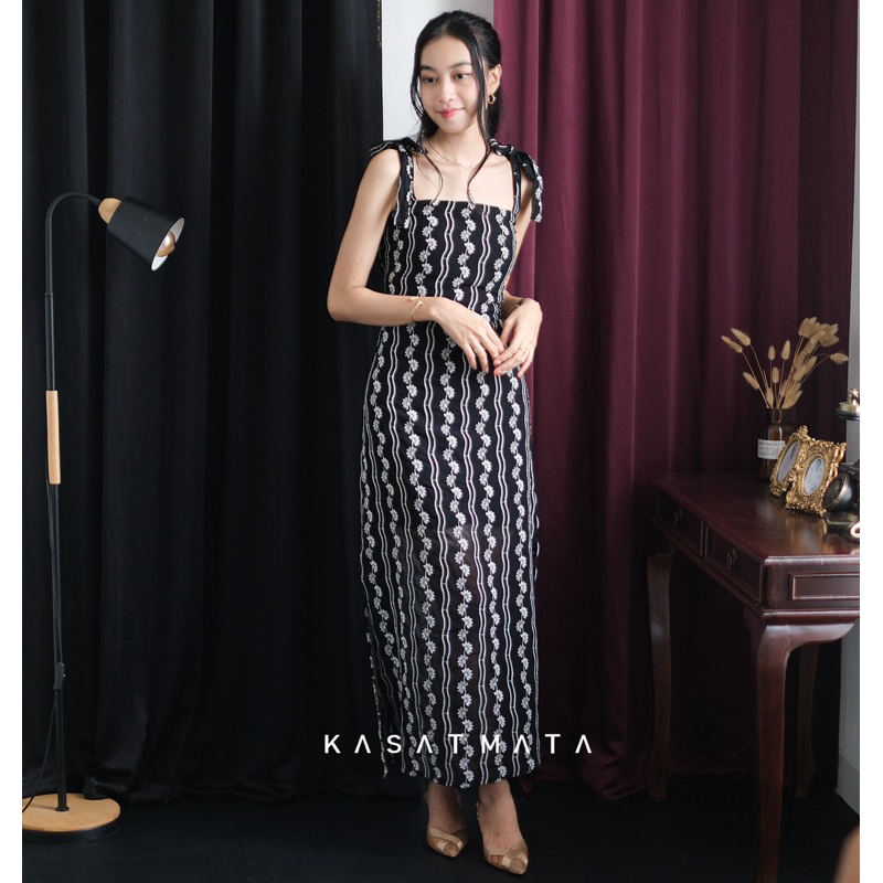 Kasasamata - Kaliena dress / Long dress Embroidery | Shopee Malaysia