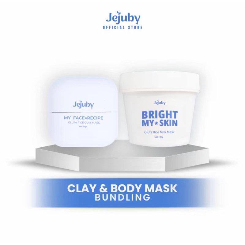 [Bundling Package ] Jejuby Gluta Rice Milk Mask 1pcs (100gr) & Jejuby ...