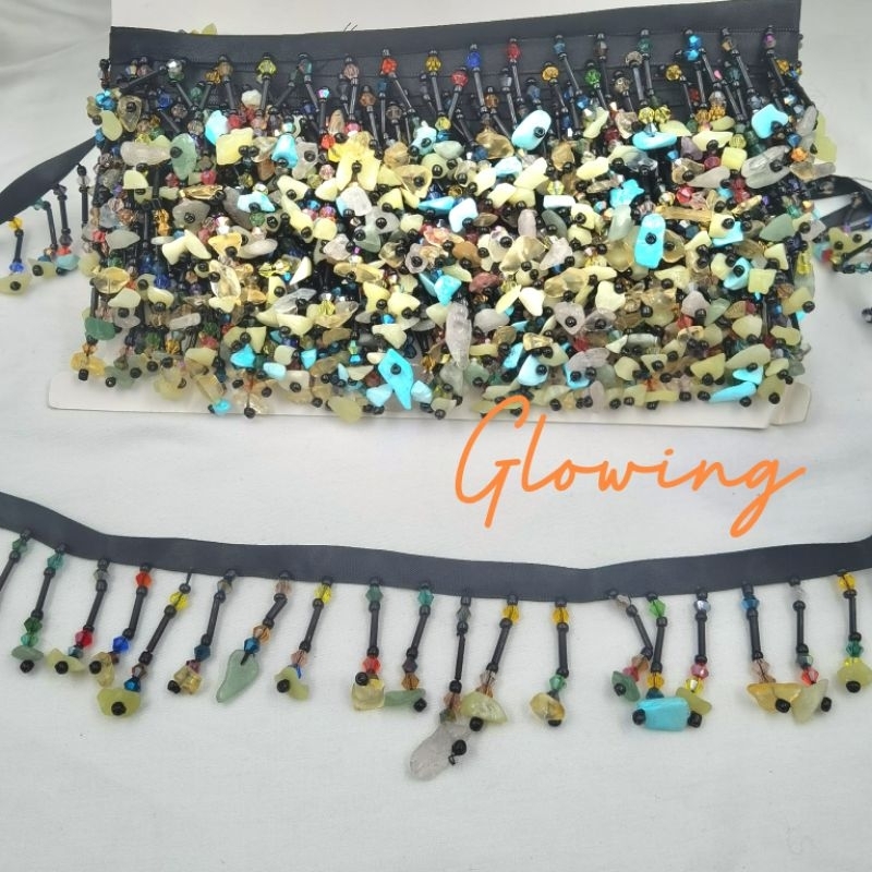 Natural stone tassel lace per METER | Shopee Malaysia