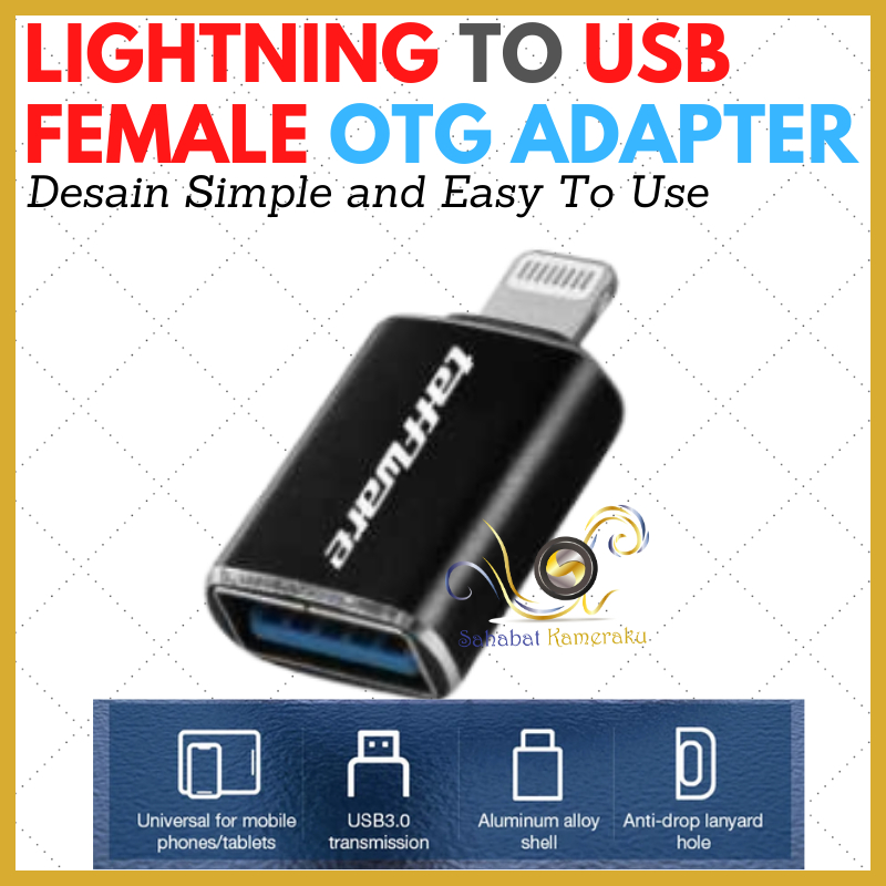Iphone Lightning to USB Female OTG Adapter | Shopee Malaysia