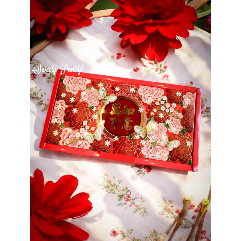 Xia - packaging Box Chinese New Year hamper Box 250 gr CNY round jar ...