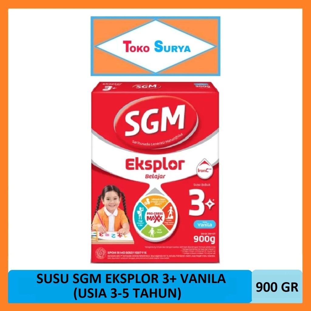 SGM Eksplor 3+ Vanilla Ages 3-5 Years Powdered Growth Milk for Children ...