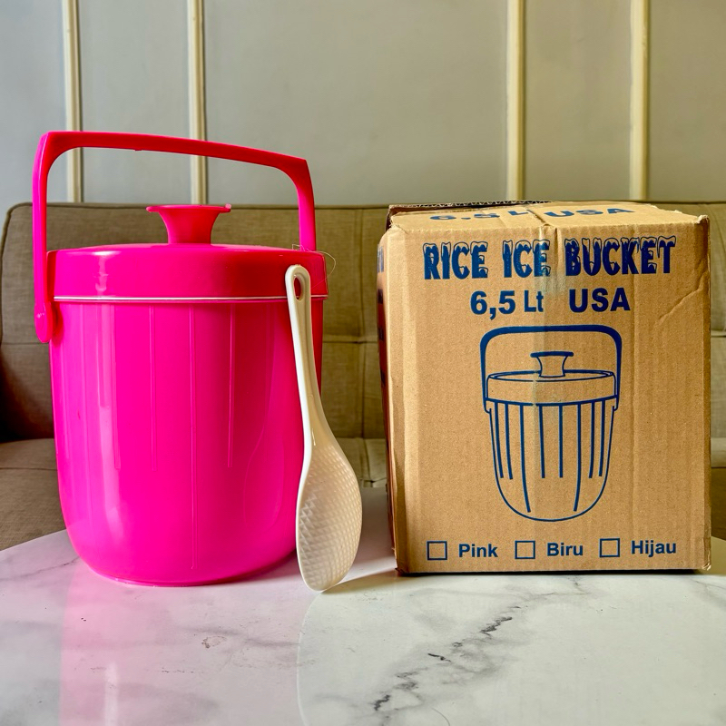 TERMOS Rice Bucket+Centong Rice Thermos 3.5 6.5 8.5 Ice Thermos ...