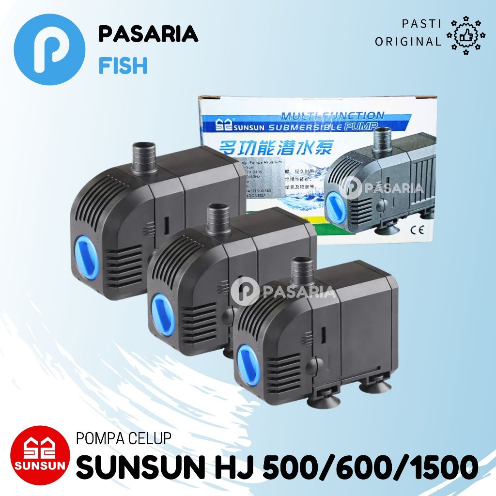 Sunsun HJ 500/600/1500 HJ Series Submersible Pump for Fish Ponds ...