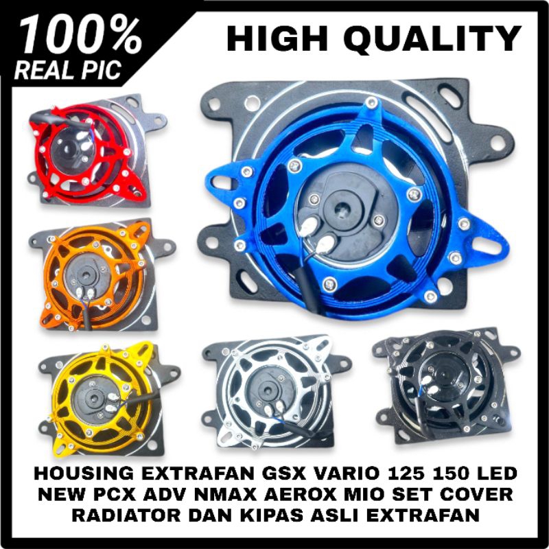 Housing EXTRAFAN GSX VARIO 125 150 LED NEW PCX ADV SET RADIATOR COVER ...