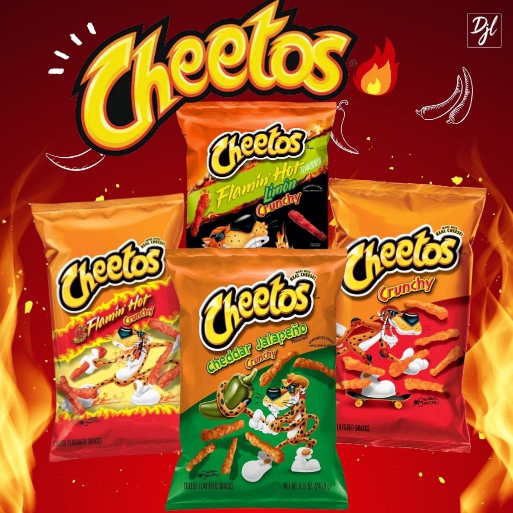 Cheetos Snack Made With Real Cheese 226g Corn Snacks 1 Pouch food ...
