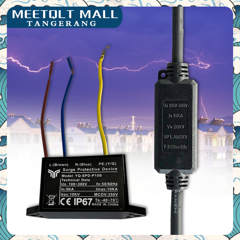 PJU Street Light Protection-Safety LED Surge Protection Anti Lightning ...