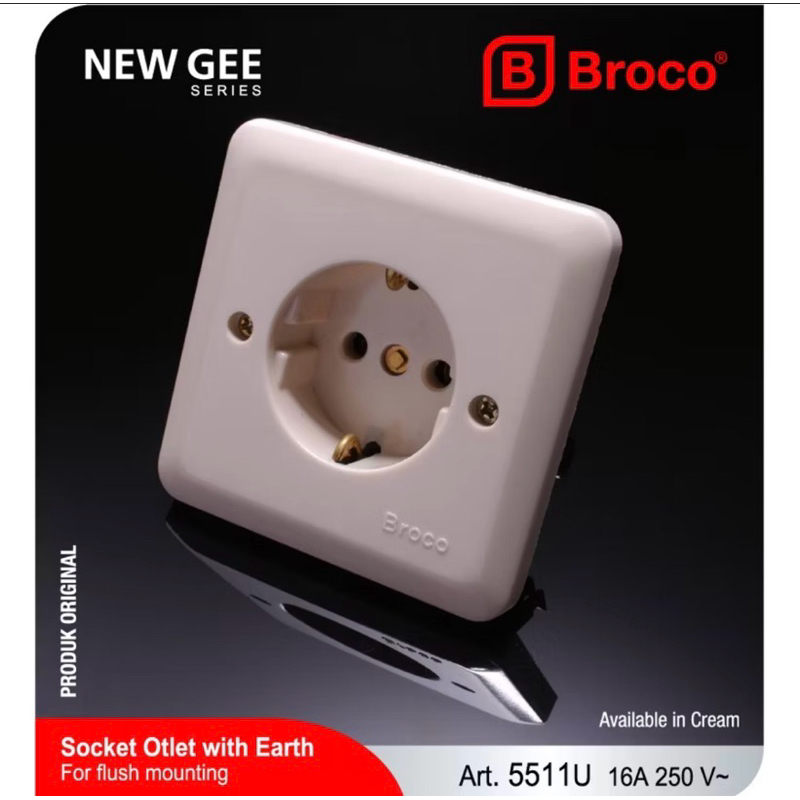 Broco New Gee Socket / Broco Socket New Gee Model / Broco Plug New Gee ...