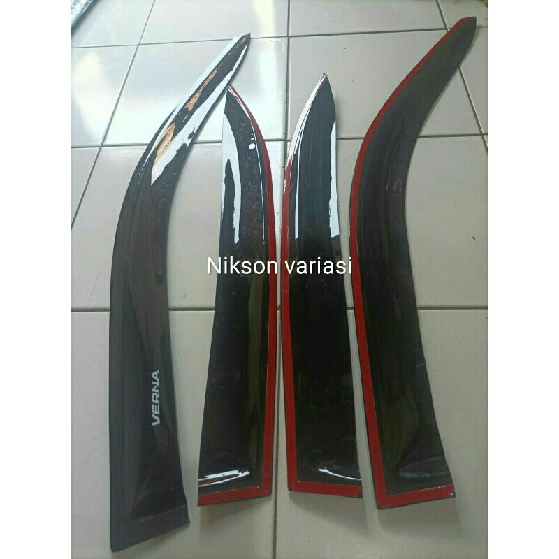 Verna slim 3M car water gutters, full set | Shopee Malaysia