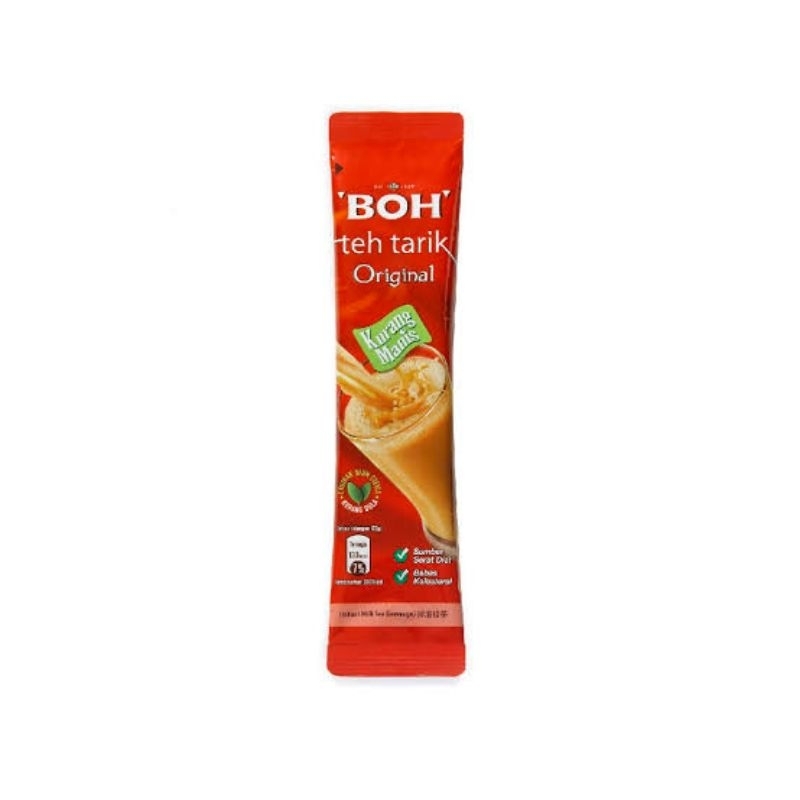 Boh Teh Tarik Less Sugar Malaysia Retail Sachet | Shopee Malaysia
