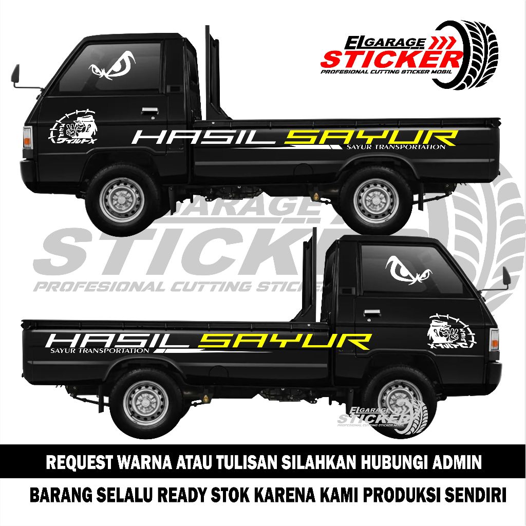 Pickup car sticker L300 pickup car sticker mitsubishi L300 carry ...
