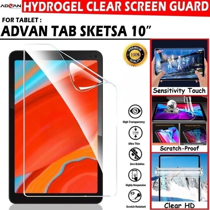Anti-scratch Hydrogel TAB ADVAN A10 /XTAB /VX LITE /SKETSA 10 / SKETSA ...