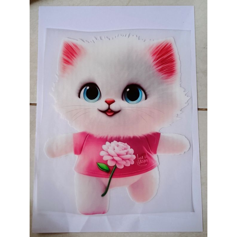 LABUBU STICKER/TBU IRON SCREEN 19X24 CM / DTF SCREEN PRINTING GOOD ...