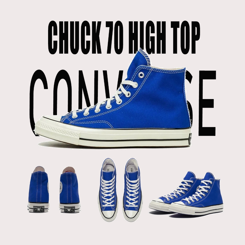 Converse 70s high cut Chuck All Star 1970s Premium Klein Blue 100% Original | Shopee Malaysia