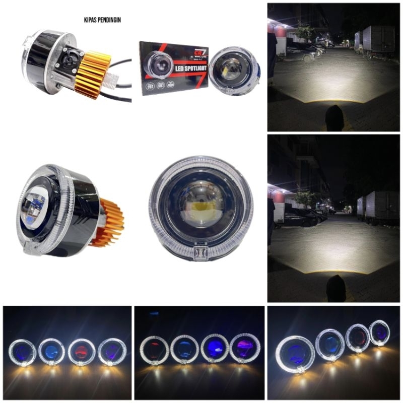 Original Projie Biled Round Led Lamp 3 Inch 4 Inch CR7 40 Watt Angel ...