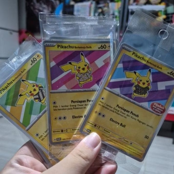Batik pokemon pikachu card | Shopee Malaysia