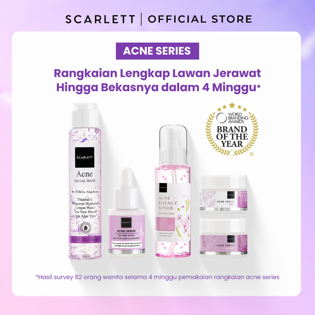 SCARLETT Acne Series - 5 in 1 Complete Package to Prevent & Remove Acne ...