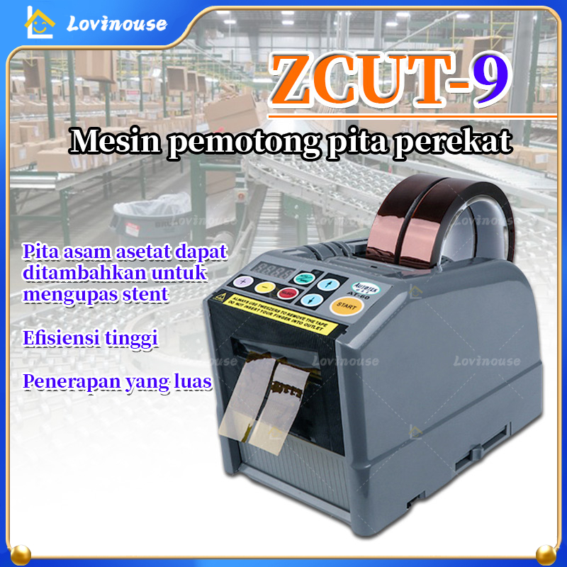 MESIN Z-cut 9 Automatic duct Tape cutting machine Tape Dispenser ...