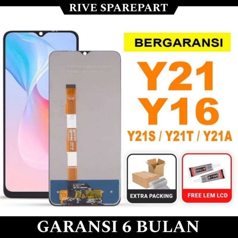 Lcd VIVO Y21 / Y16 / Y21S / Y21T / Y21A ORIGINAL FULLSET TOUCHSCREEN ...