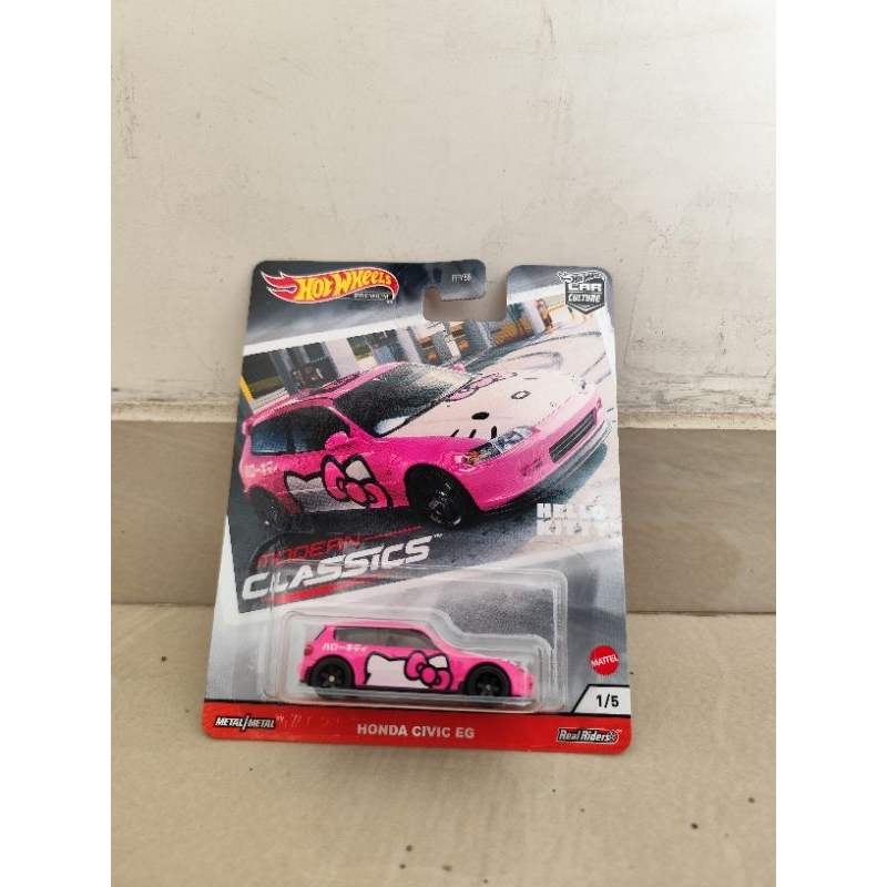 Grj00 - Hot Wheels Premium Honda Civic EG Modern Classic Hello Kitty ...