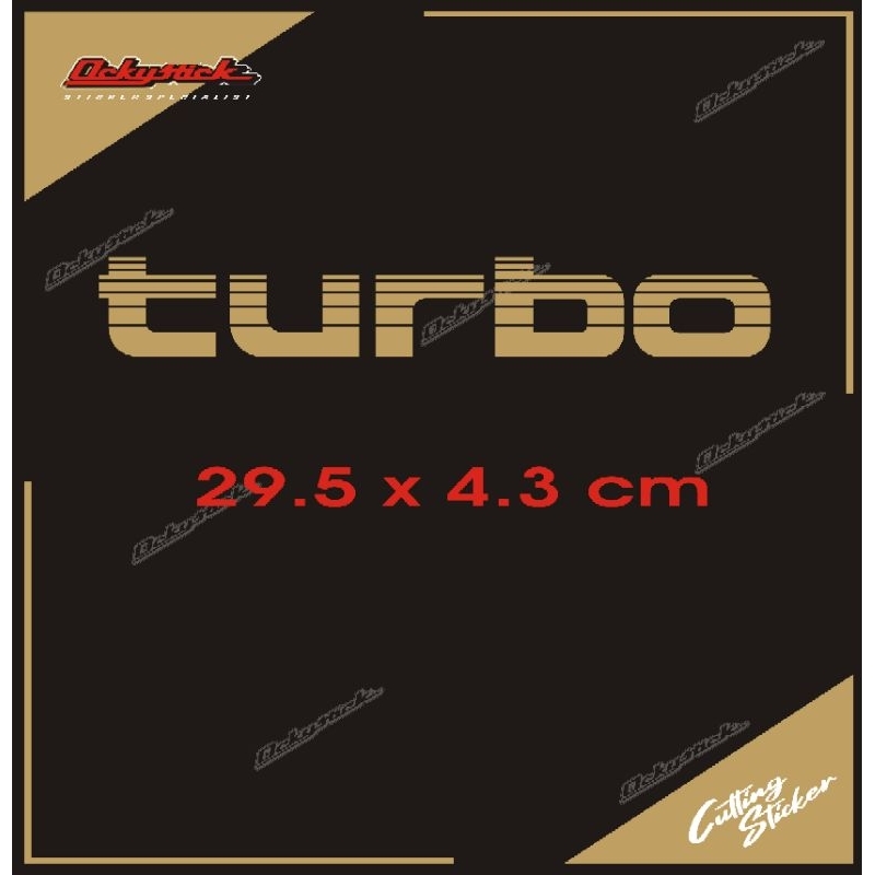 Cutting sticker TURBO LV VX 80 car sticker | Shopee Malaysia