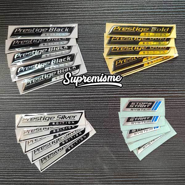 Prestige edition Emblem Sticker | Prestige edition Embossed Sticker ...