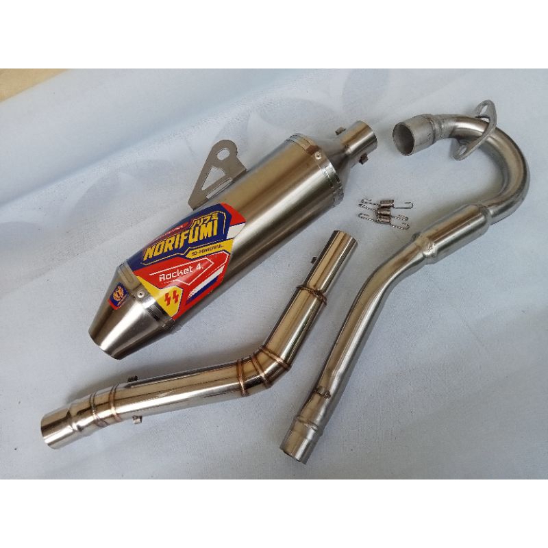 1set Exhaust racing NORIFUMI Rocket4 KSR 110 KLX 150 CRF 150L XTZ 125 ...