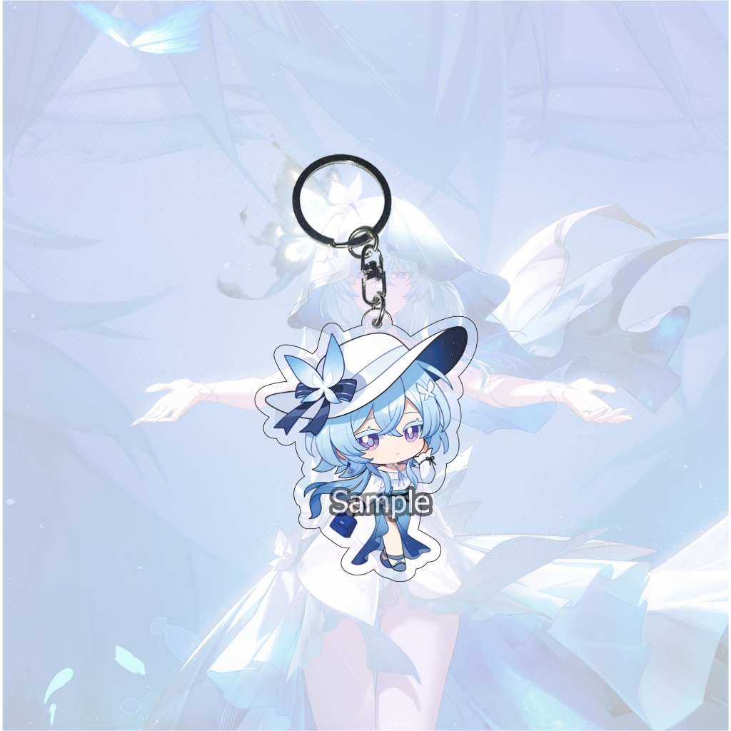GANTUNGAN Wuthering Waves Shorekeeper Keychain - Ganci Anime Games ...