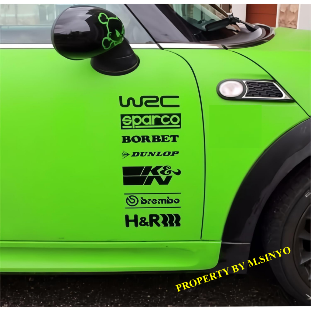 Wrc Sticker Car Set Universal Sedan Car Stickers 6 MODELS | Shopee Malaysia