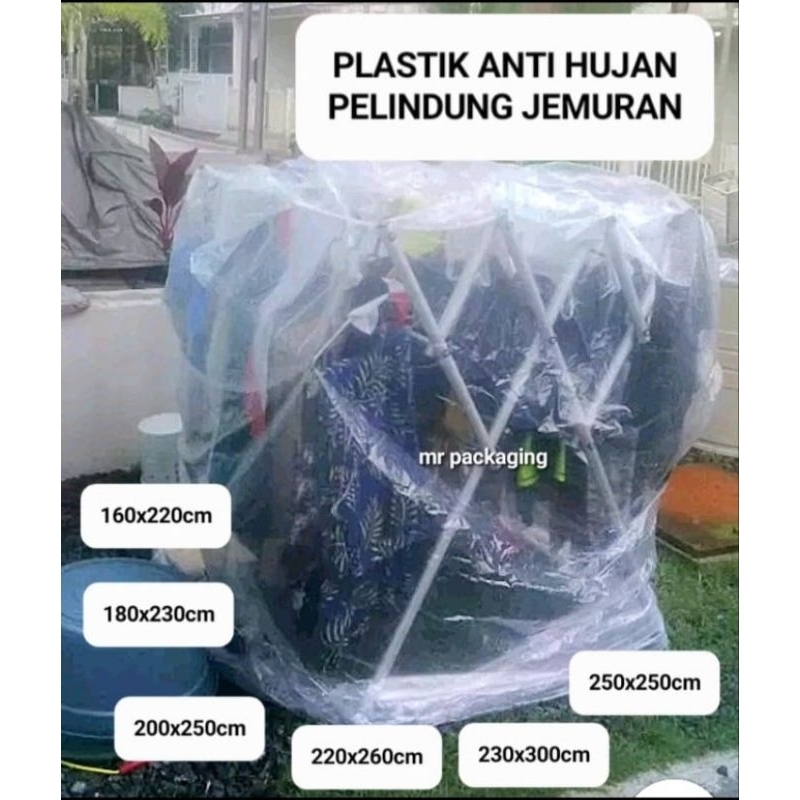 Large Jumbo Thick PE Clothesline Cover Bag | Waterproof and LEAK-PROOF ...