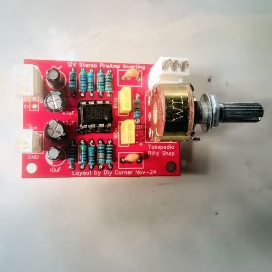 12v dc stereo inverter preamp buffer | Shopee Malaysia