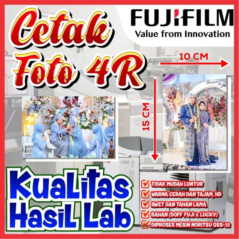 4r Wedding Photo Print - fujifilm (LAB Quality) | Shopee Malaysia