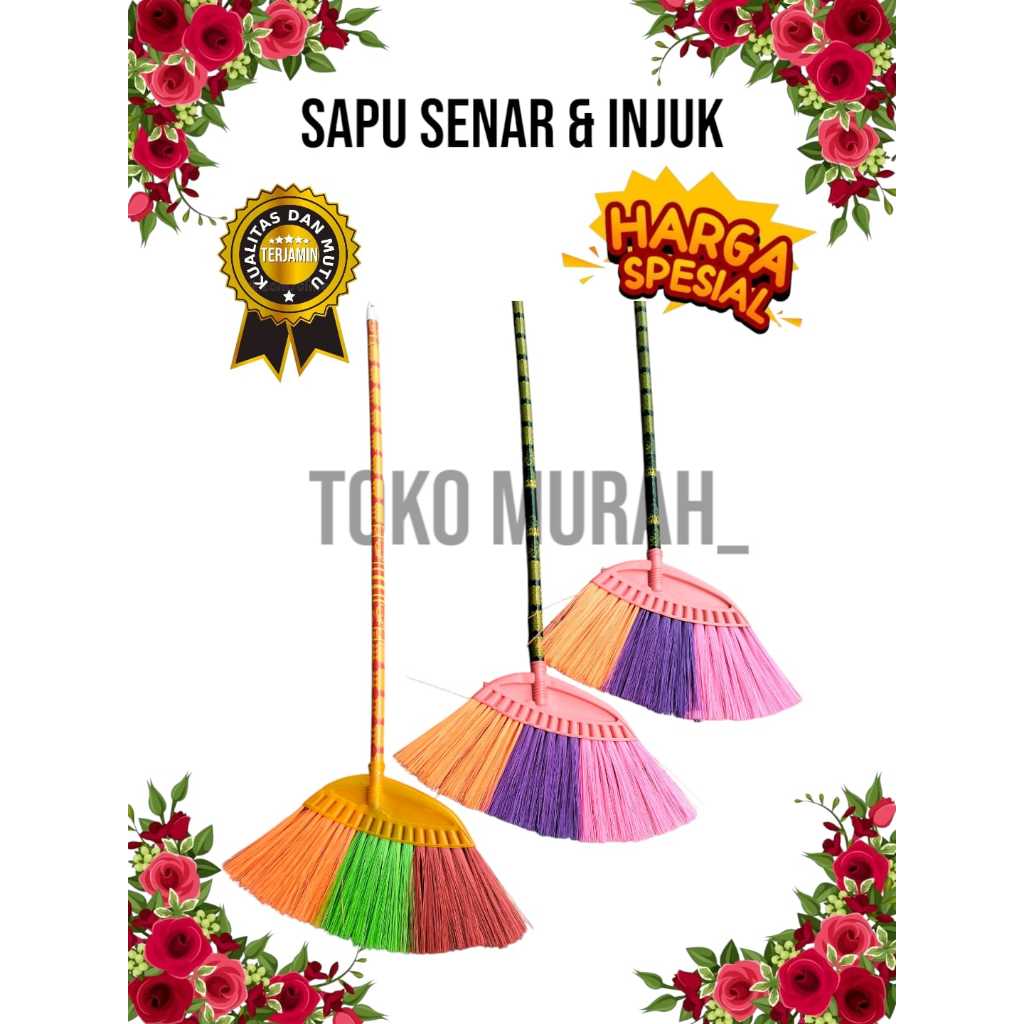 Rainbow nylon string floor broom / nylon floor broom / string broom ...