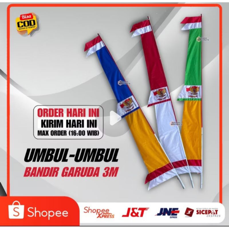 Custom GARUDA UMBUL 3.5M X 60CM | Shopee Malaysia