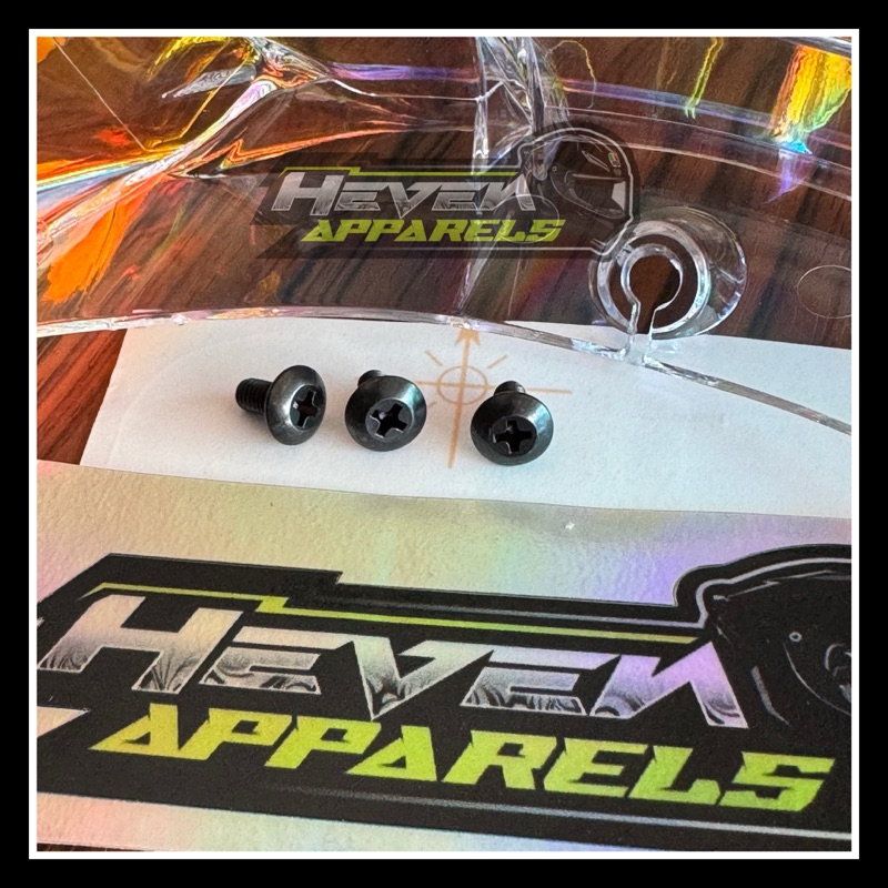 Agv Pista Gprr Gpr Helmet Spoiler Bolts | Shopee Malaysia