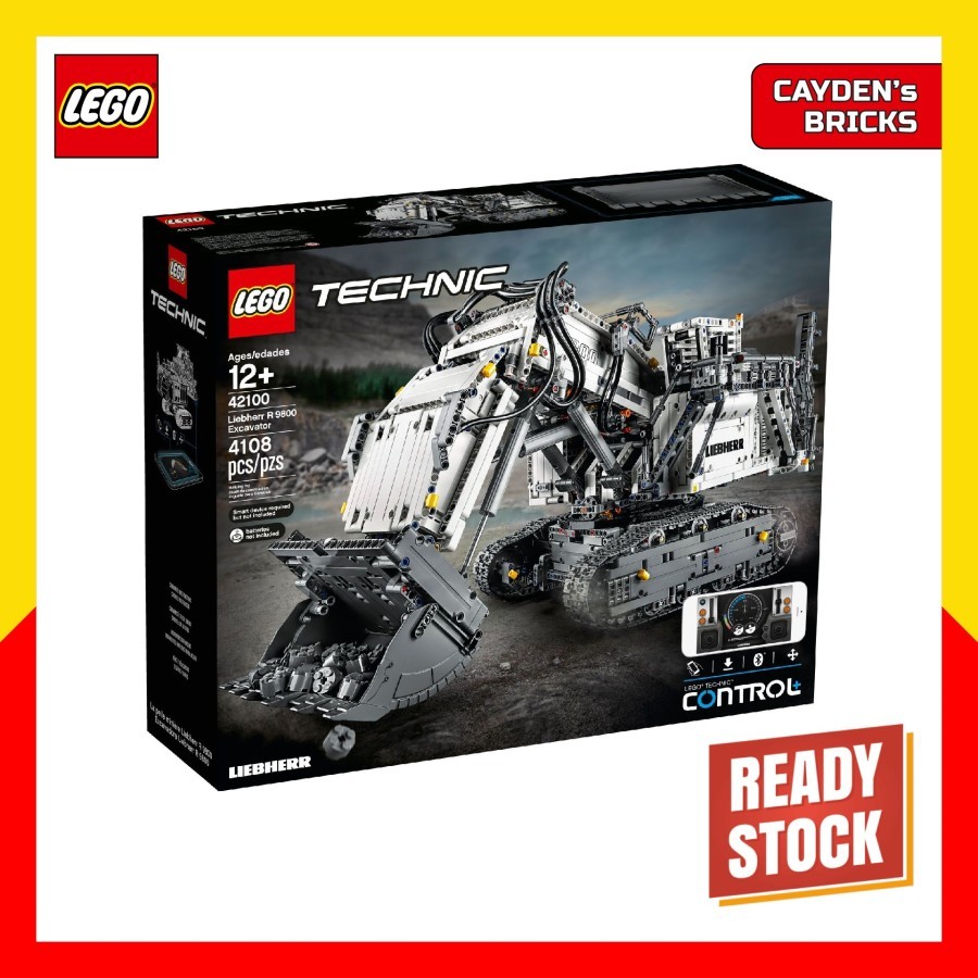Lego Technic 42100 Liebherr R 9800 | Shopee Malaysia